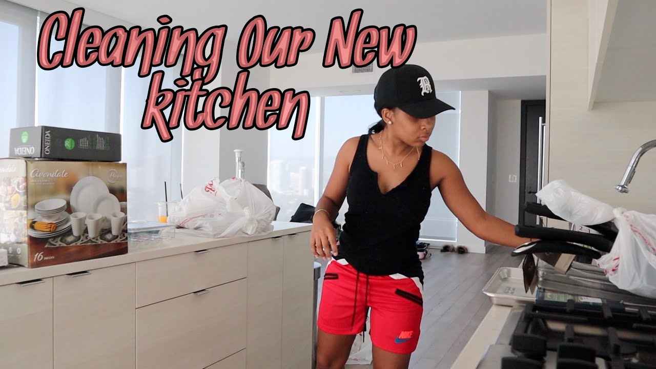 CLEANING OUR NEW KITCHEN! | Time Lapse Cleaning - YouTube
