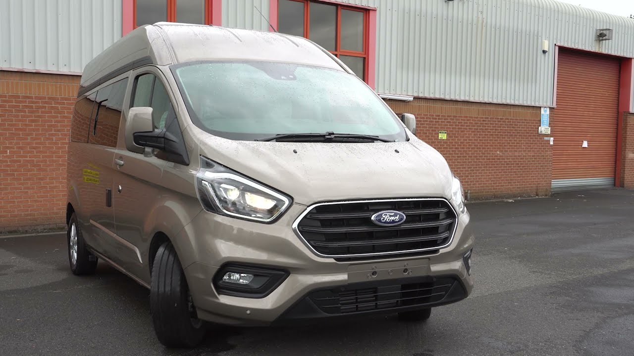 Wellhouse Ford Custom LUX XL with Ford high top & side settee - YouTube
