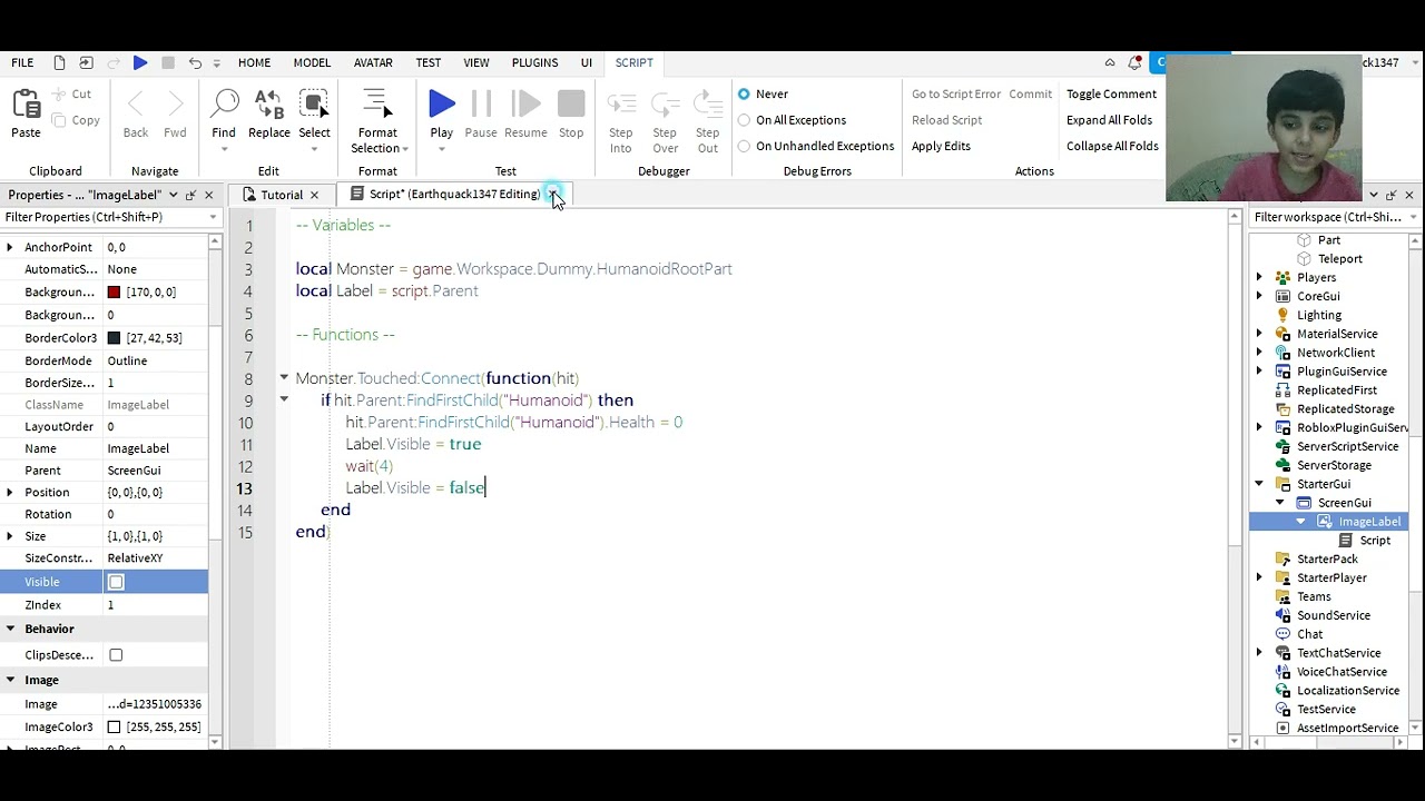 Roblox Studio Tutorial | Scripting (Part 5) How To Make A Jumpscare ...