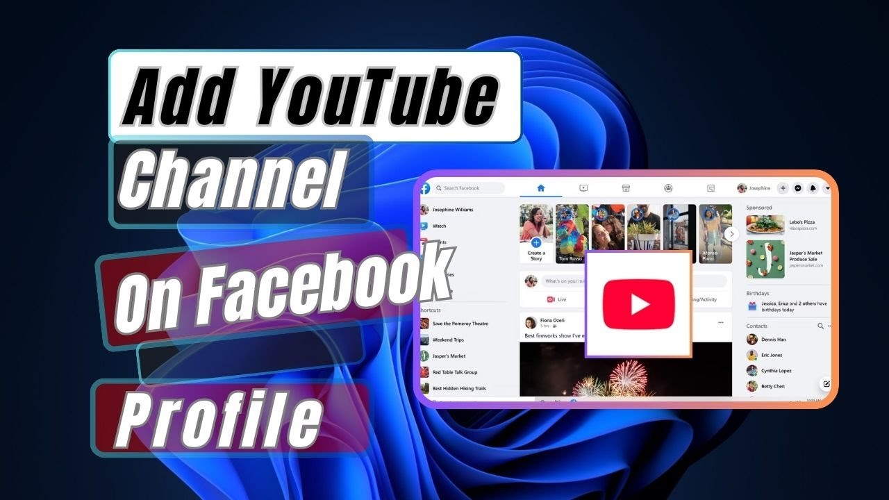 How to Add YouTube Channel On Your Facebook Profile - YouTube