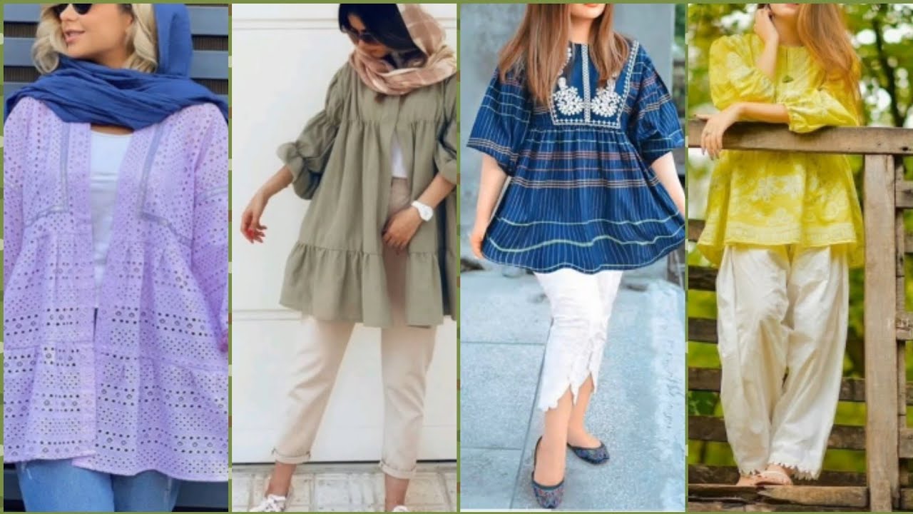 Very Stylish Short winter Frocks Designs||Stylish Short Kurti and ...