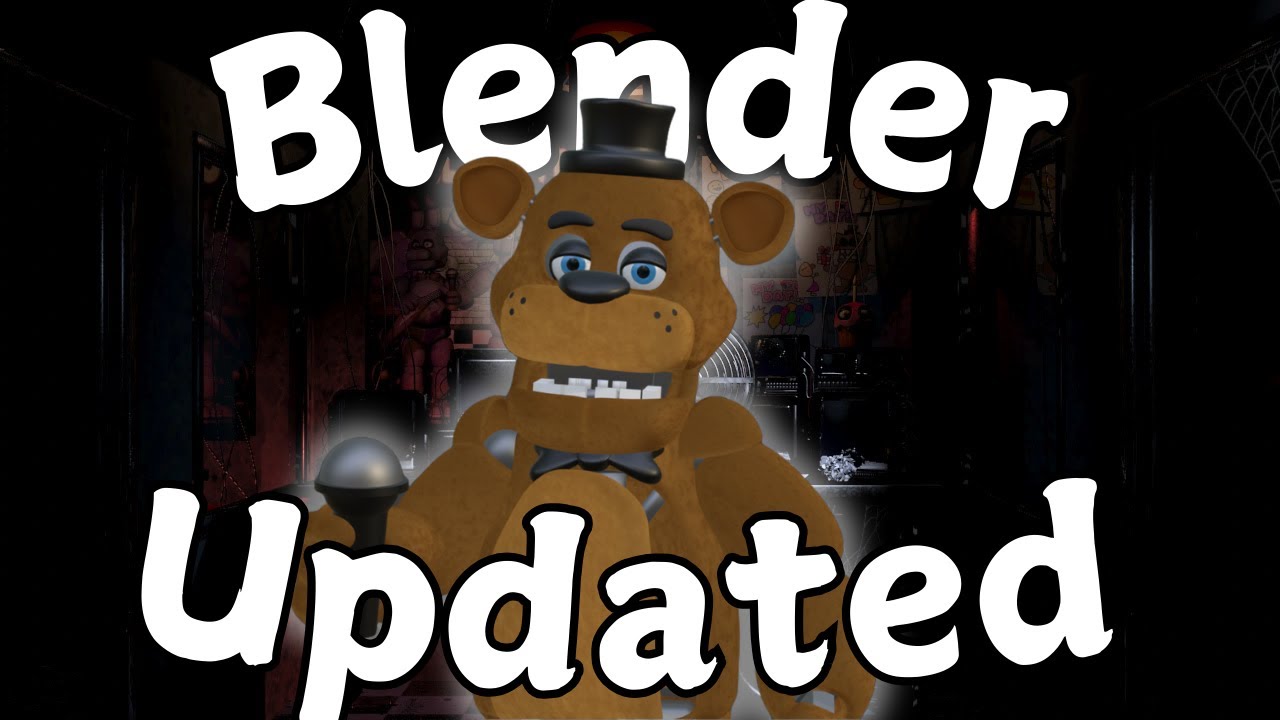 NEW Updates on my Freddy Fazbear Model! [Blender] - YouTube