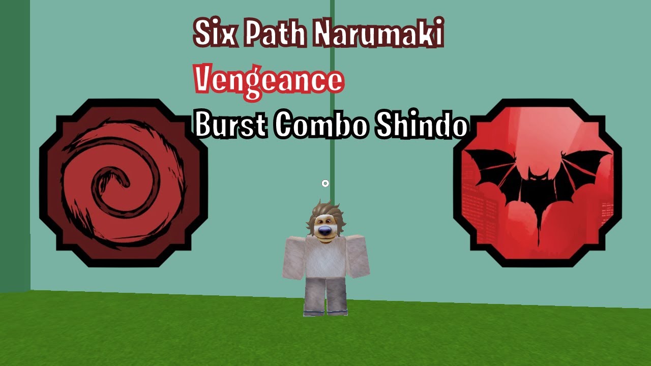 Six Path Narumaki + Vengeance OP Burst Combo | Shindo Life Roblox - YouTube