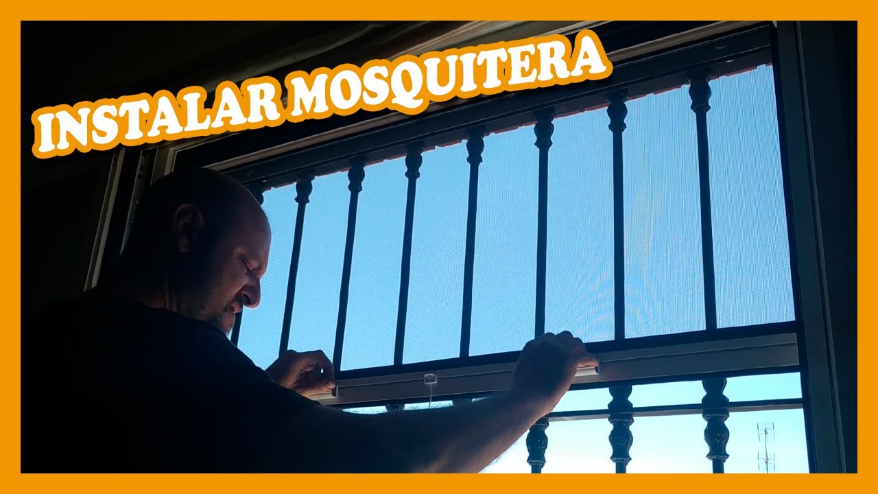 Cómo instalar mosquitera enrollable paso a paso | Sustituir mosquitera ...