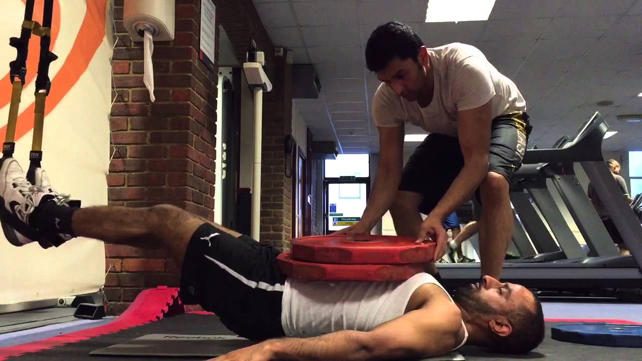 Weighted Suspended Leg Curls - YouTube