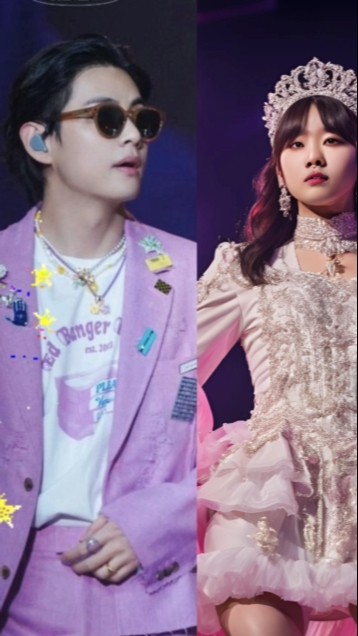 Bts V look like a girl with hotness|BANGTAN|korean love story - YouTube