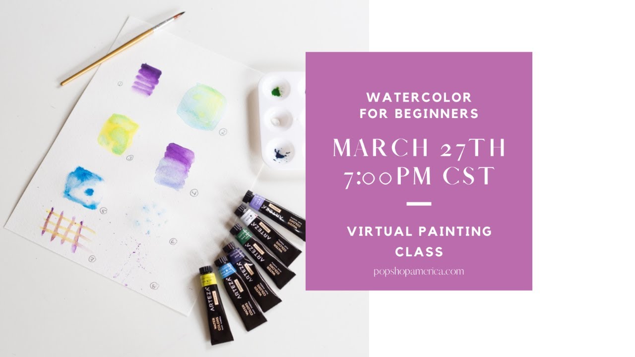 Watercolor Blending and Brush Techniques for Beginners - YouTube