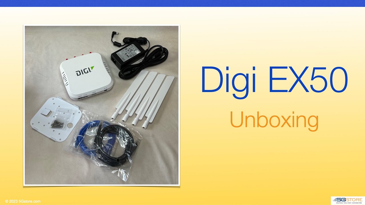 Digi EX50 - Unboxing - YouTube