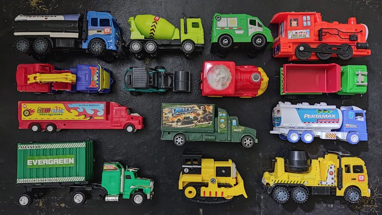 Mencari Mainan Mobil Mobilan Anak Laki Laki, Loader, Minibus, Truk ...
