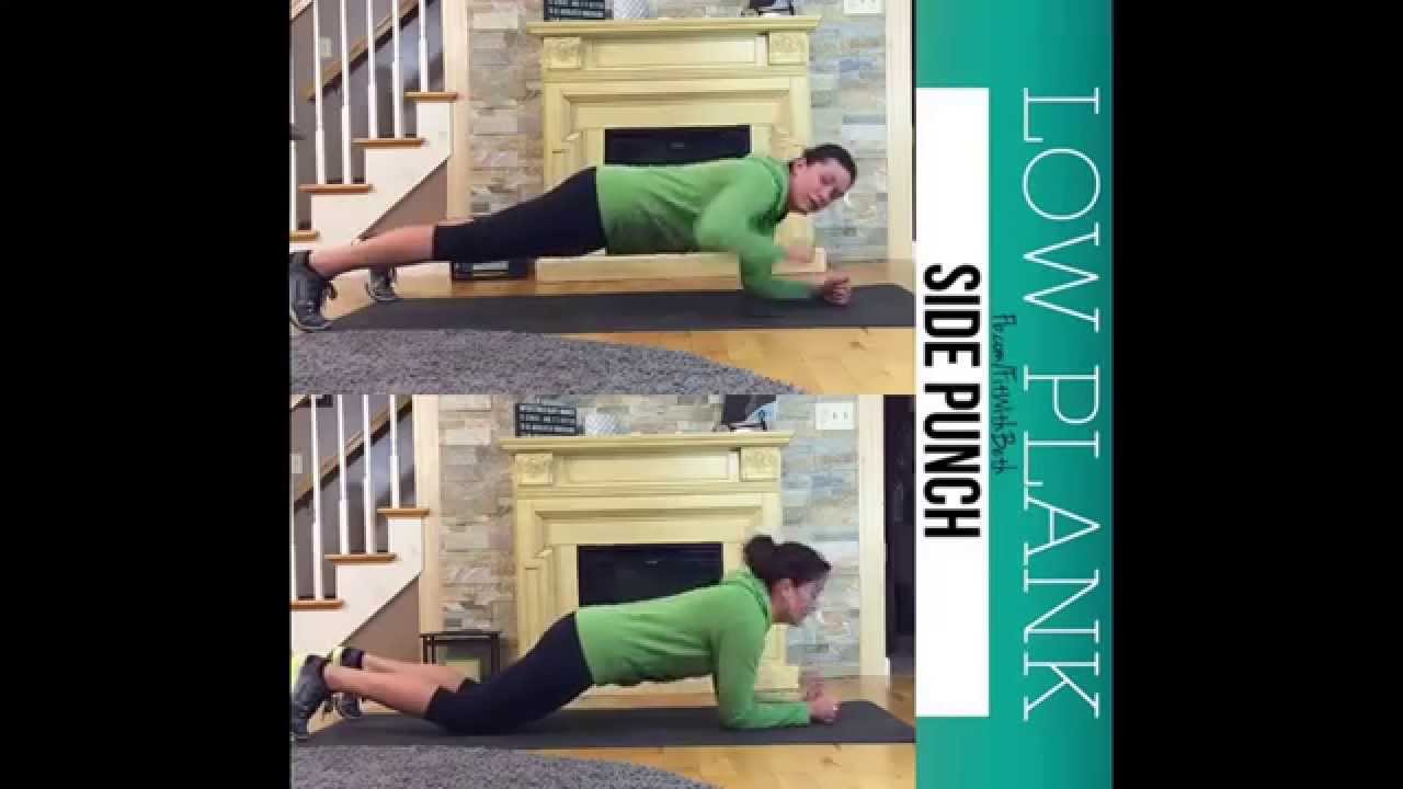 Low Plank Side Punch - YouTube