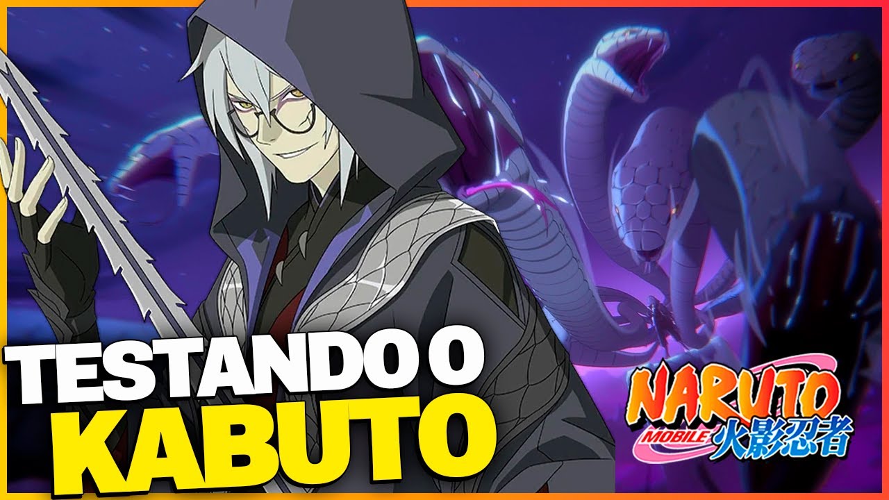 TESTANDO O KABUTO YAKUSHI (JIANGHU) NO NARUTO MOBILE - YouTube