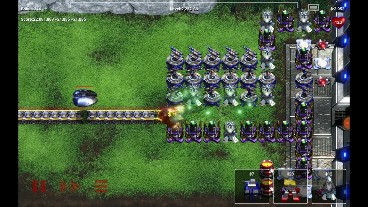 Robo Defense Level 2232 - Wave 66-100 - YouTube