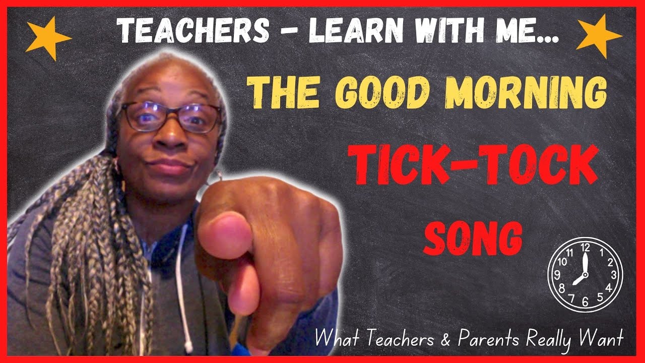 Teachers! - Learn The TICK TOCK Song with me! - YouTube