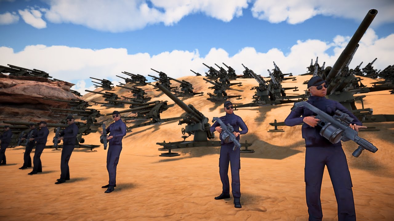 Grenade Throwes With Long Range Artillery VS 3,000,000 SKELETONS ...