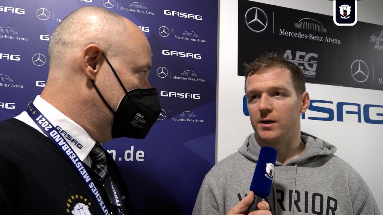 Mark Zengerle im Interview nach dem Spiel gegen die Bietigheim Zengerle ...