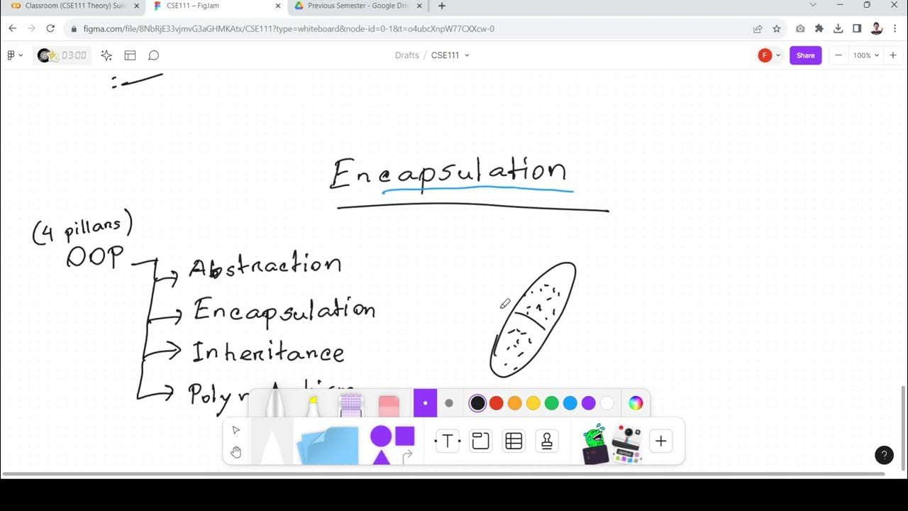 CSE111 (Class Recording) | Encapsulation | Fall 2023 - YouTube