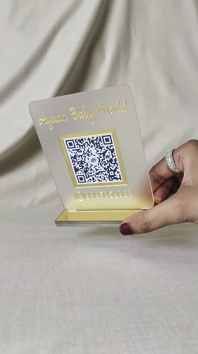 Qalb Acrylic Compact QR Code Scanner - YouTube