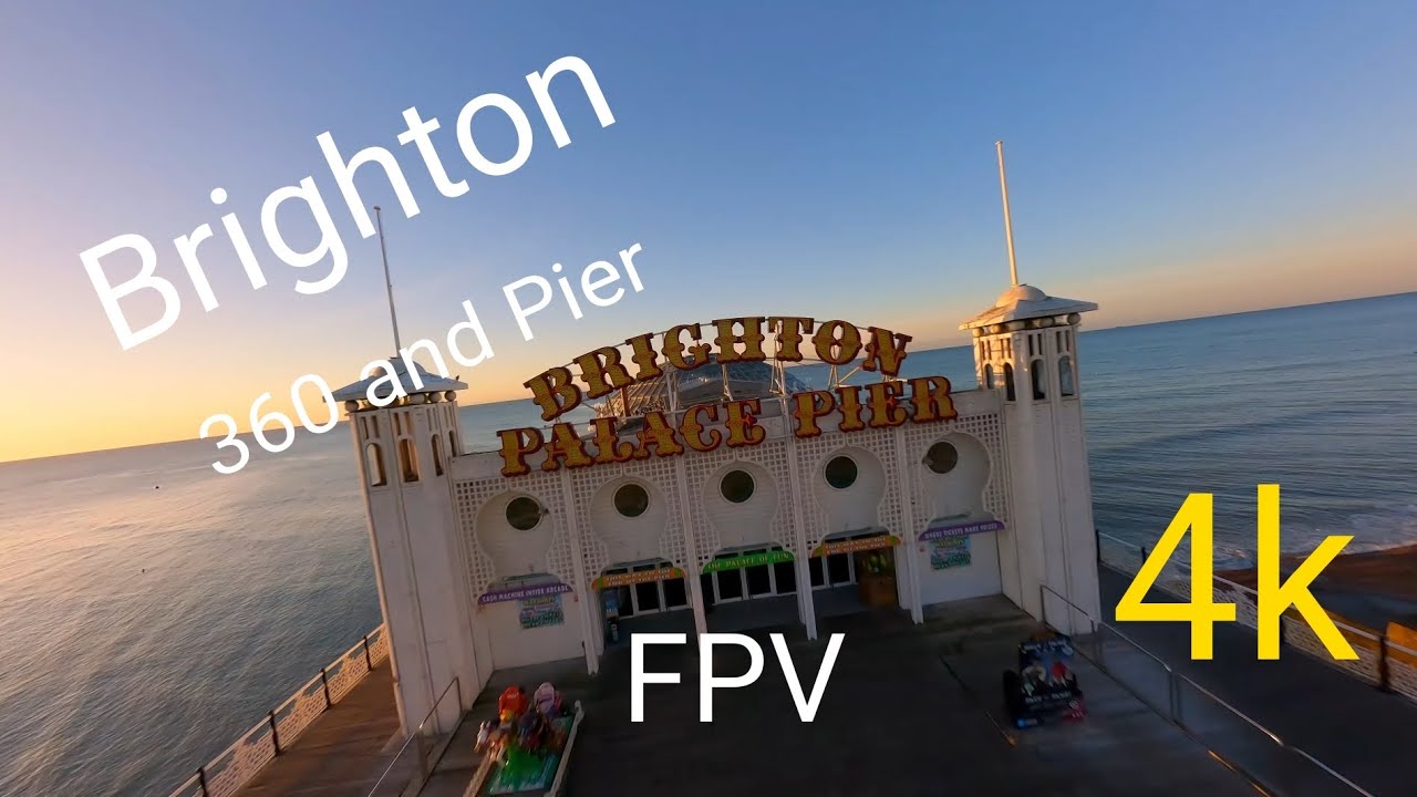 Brighton Pier and Brighton 360 I FPV Drone footage 4k - YouTube