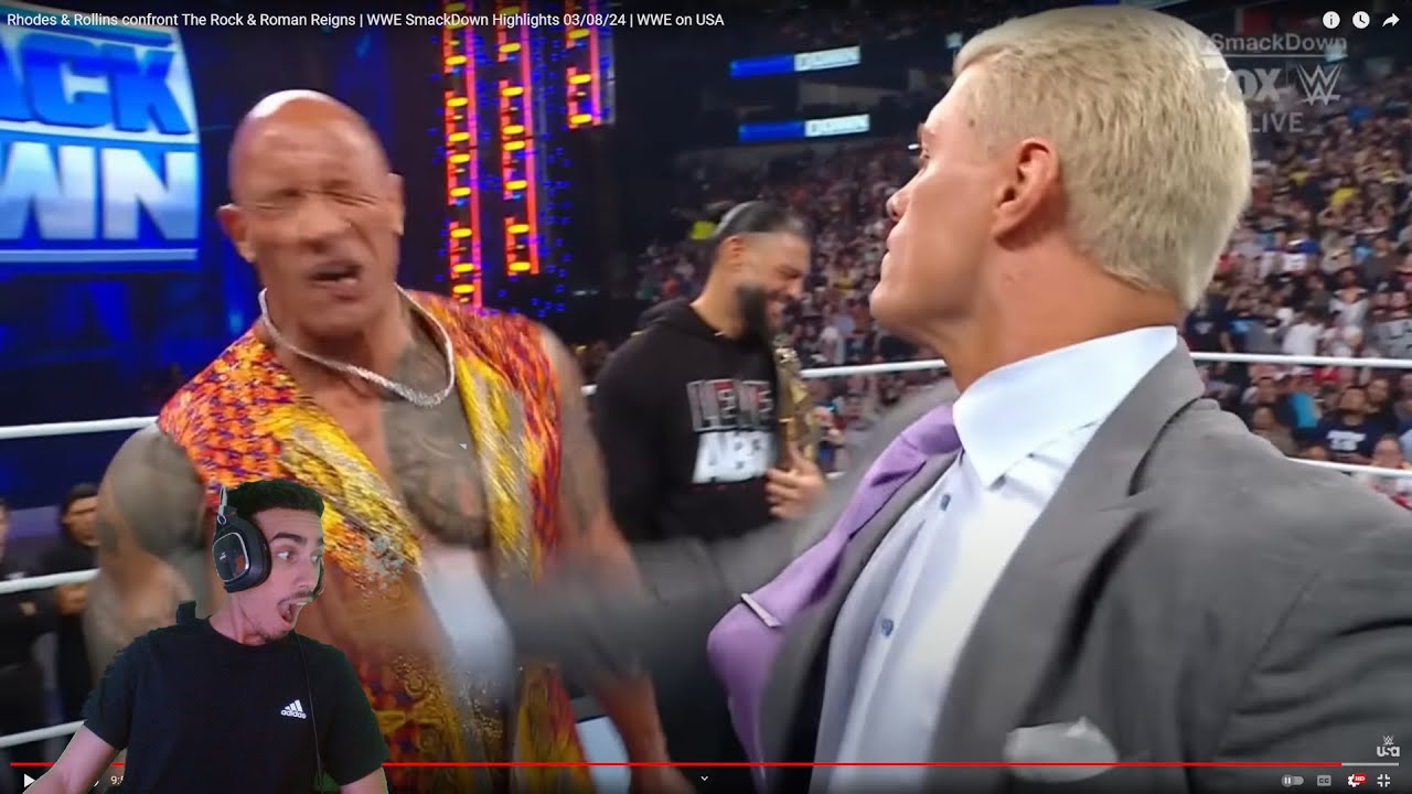 Reacting to The Rock Gets Slapped Walks Away...WWE PRIME Ring Mat...WWE ...