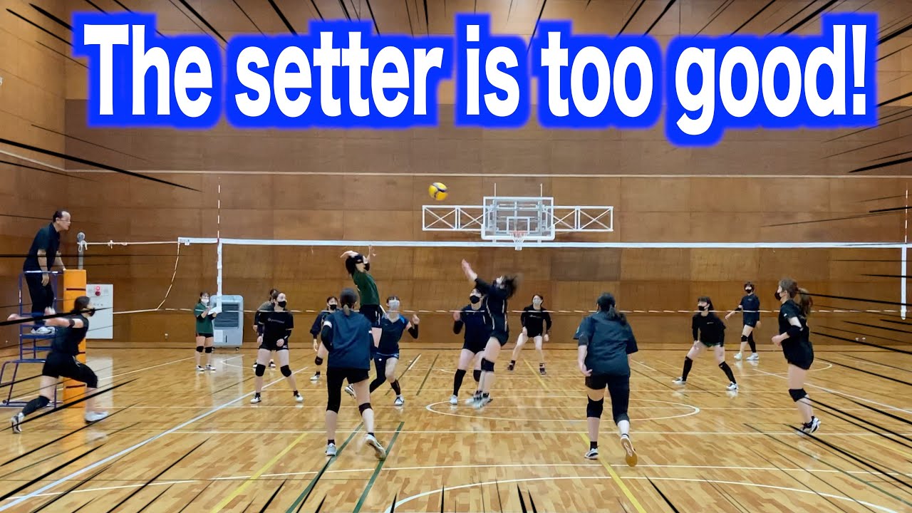 【volleyball game】Japan's amazingly good setter - YouTube