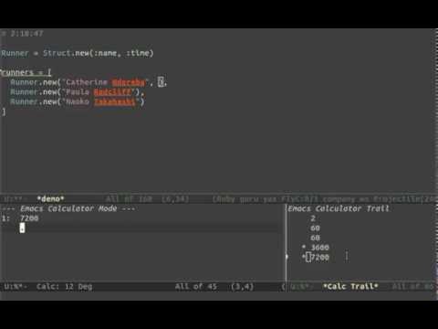 An Emacs Calc-Mode Epiphany - YouTube
