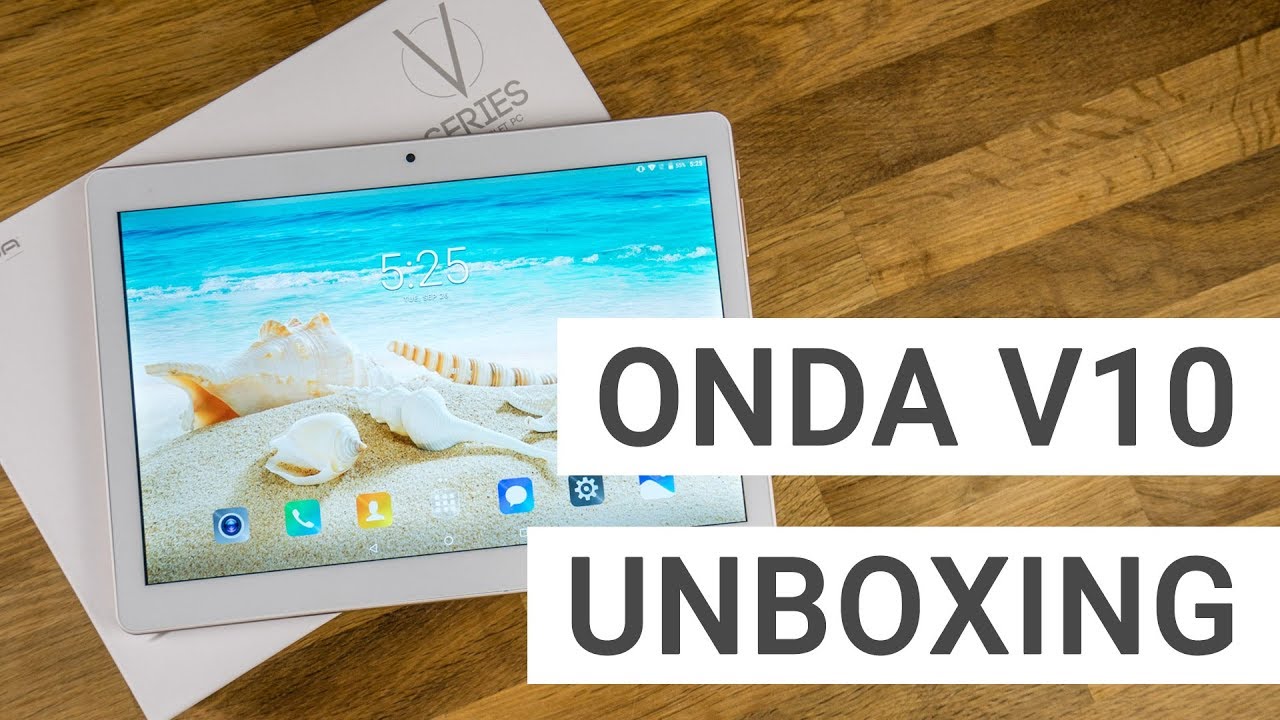 Onda V10 4G Unboxing: A 114$ Tablet With LTE & Android Nougat - YouTube