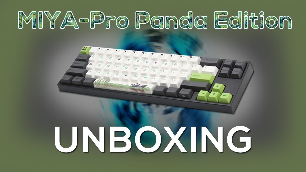 Ducky x Varmilo MIYA-Pro Panda Edition MX Brown [Unboxing] - YouTube