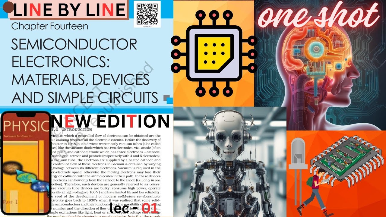 Semiconductor Electronics one shot | NCERT line by line | class 12 phy ...