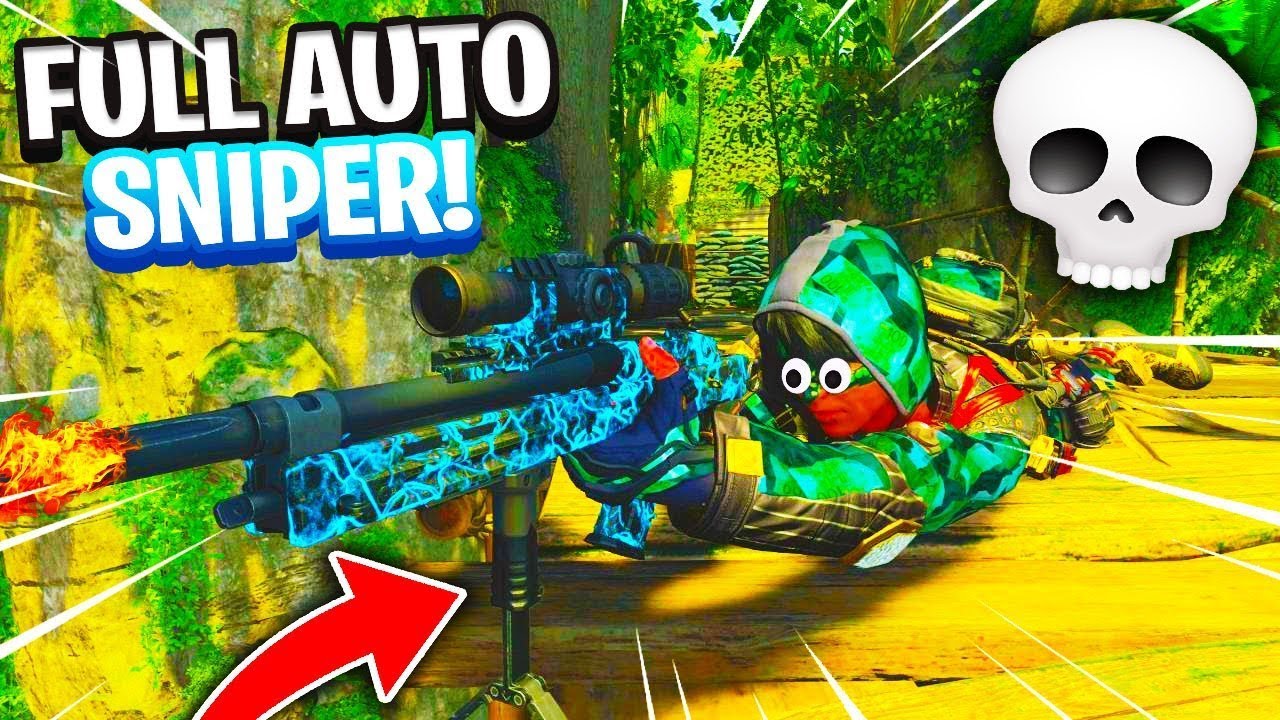 PRONE ONLY CHALLENGE with NEW FULL AUTO DLC SNIPER on BO4 (Black Ops 4 ...