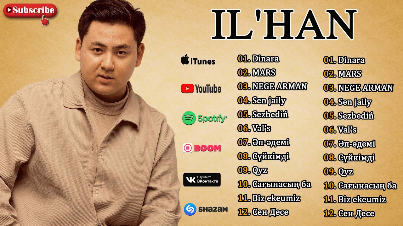 IL'HAN / Ilhan Ihsanov - Үздік әндер || Лучшие песни І Все песни #ilhan ...