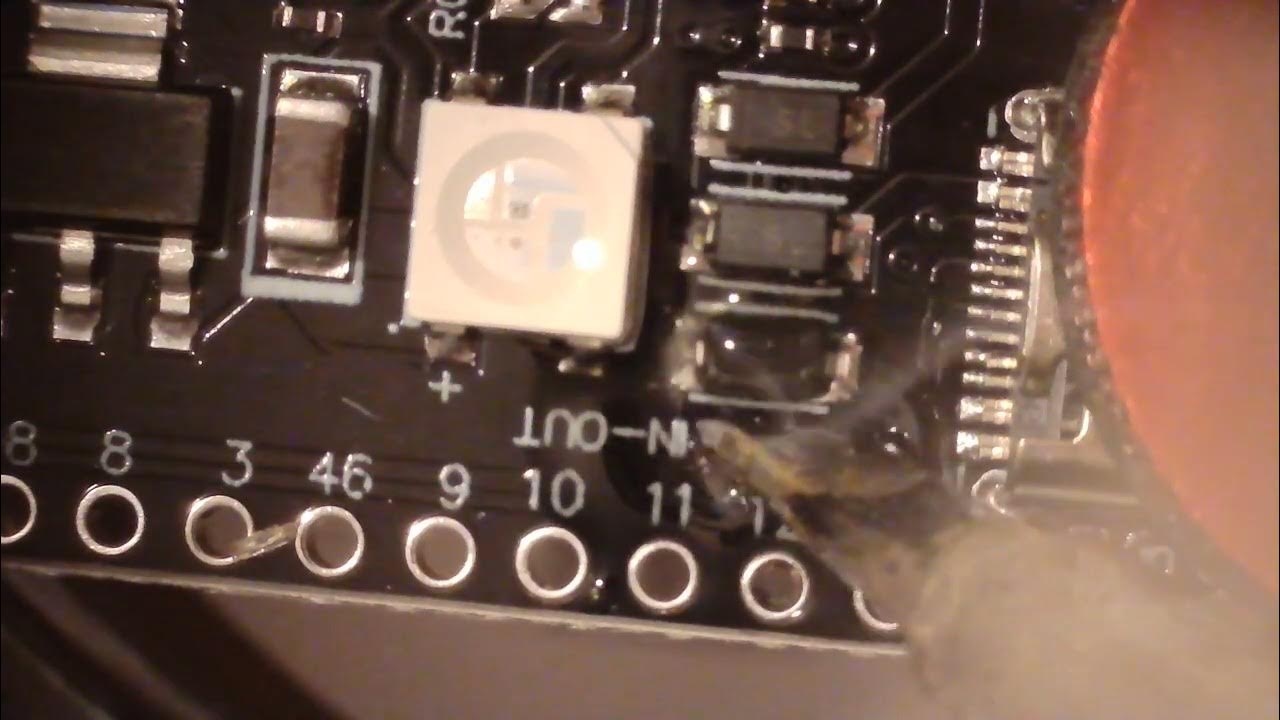 ESP32 S3 N16 R8 5v solder pads - YouTube