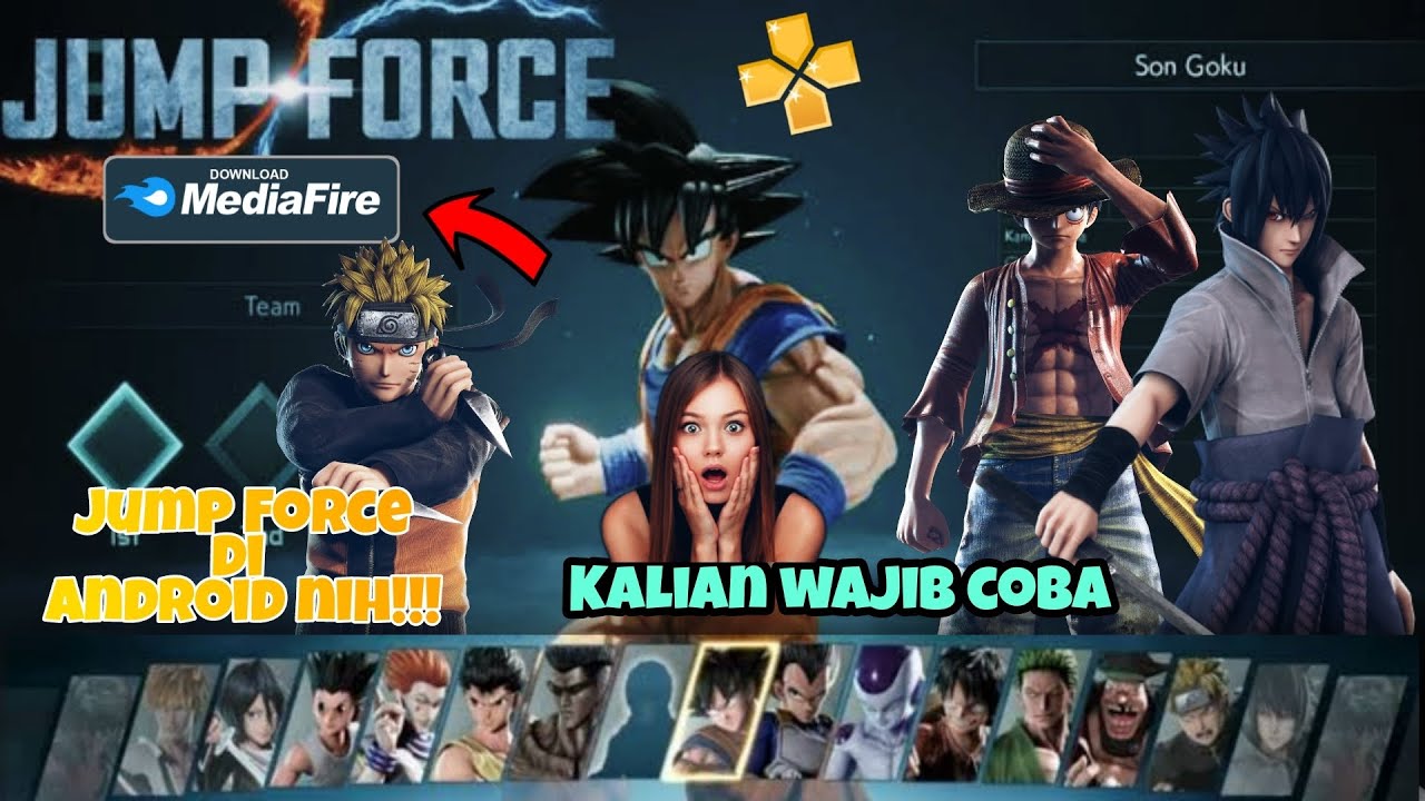 Game Jump Force Android terbaru keren wajib coba no password 100% bisa semua HP - YouTube