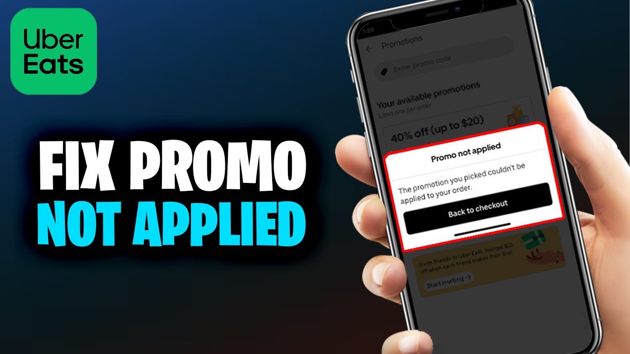 How To Fix Uber Eats Promo Not Applied (Full 2025 Guide) - YouTube
