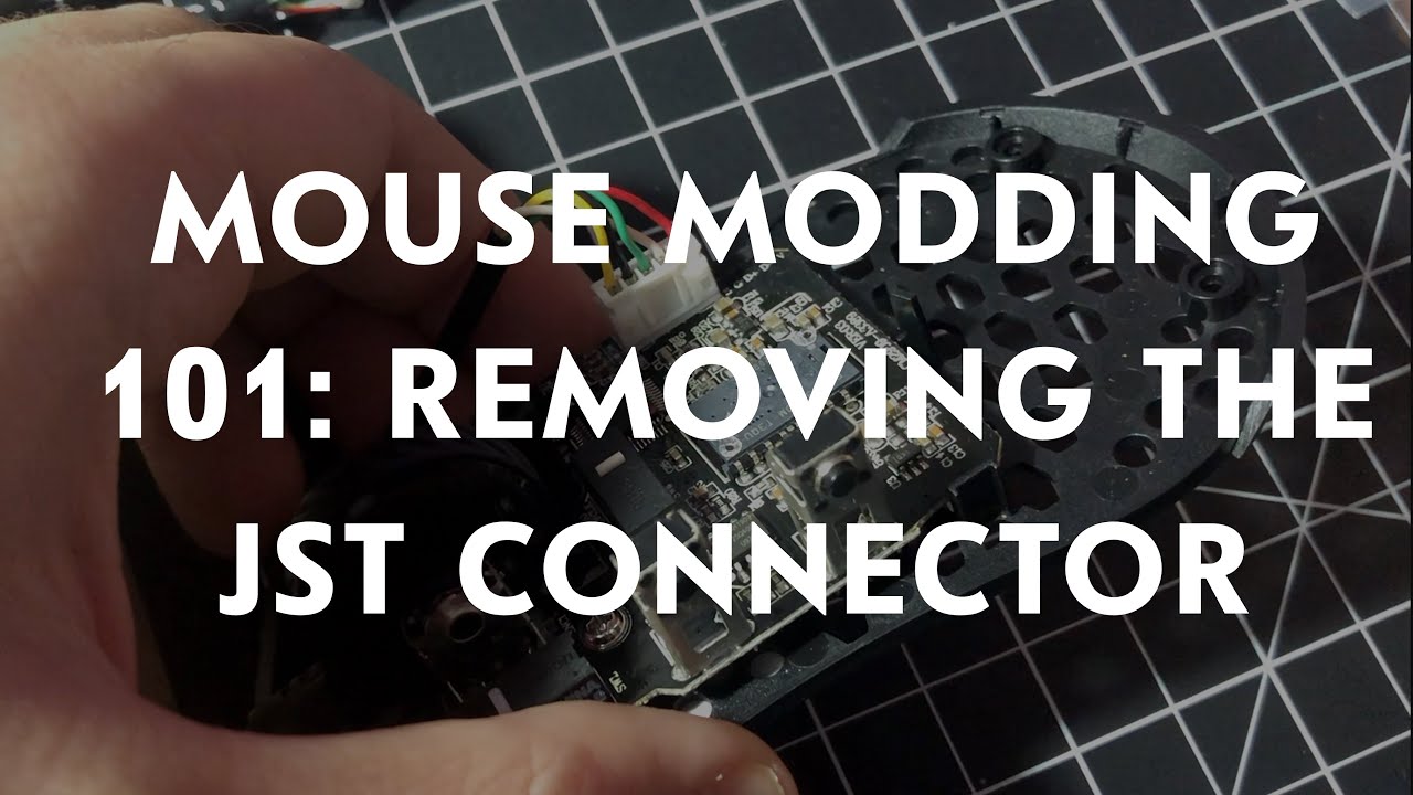 How to properly remove a mouse cable from any mouse! Removing the JST 2 ...