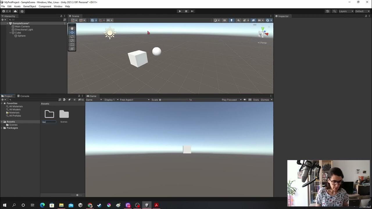 4 Gameobject hilo + materiales - Curso Unity - OpenBootcamp - YouTube