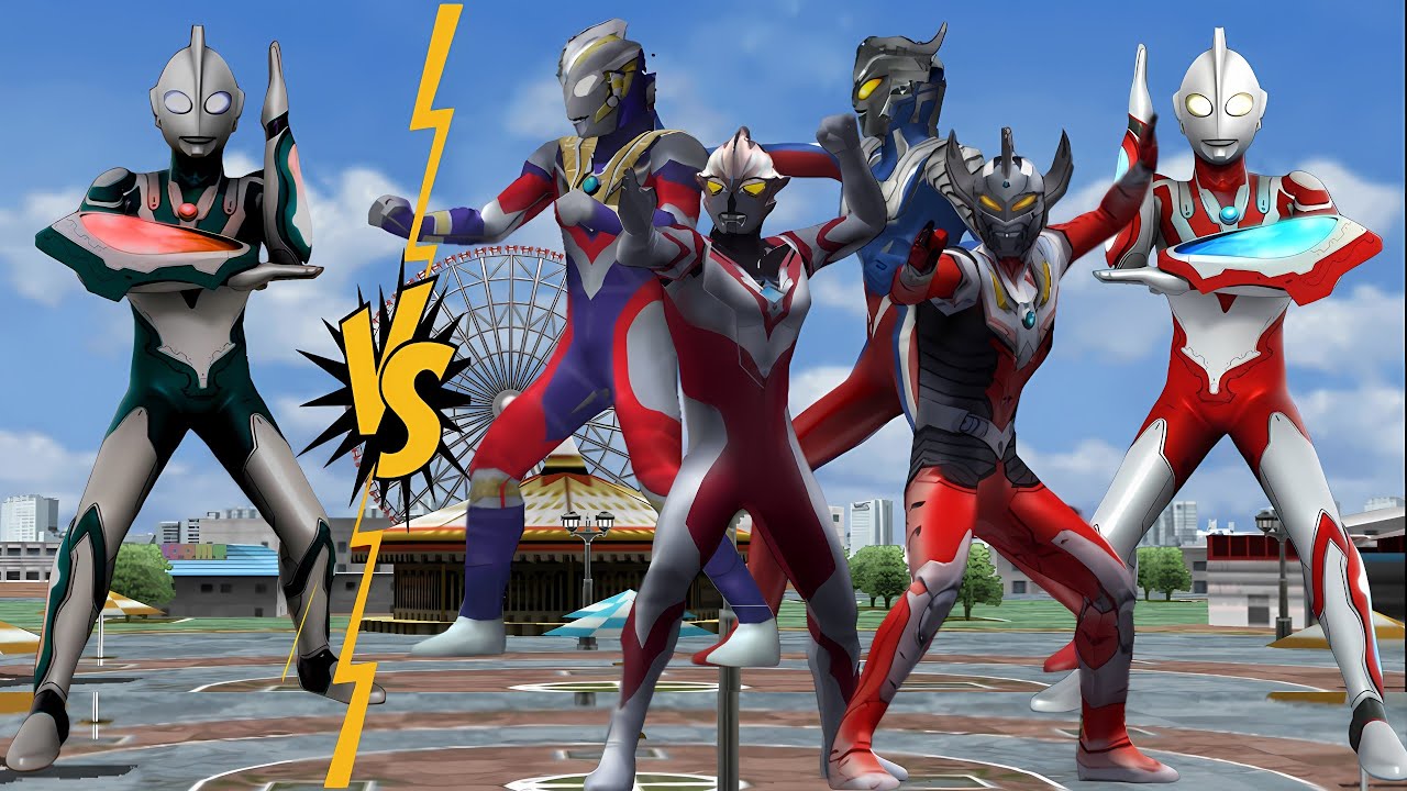 Ribut Darkness Vs Ultraman Ribut, Zero, Arc, Trigger, Taro ウルトラマン ...