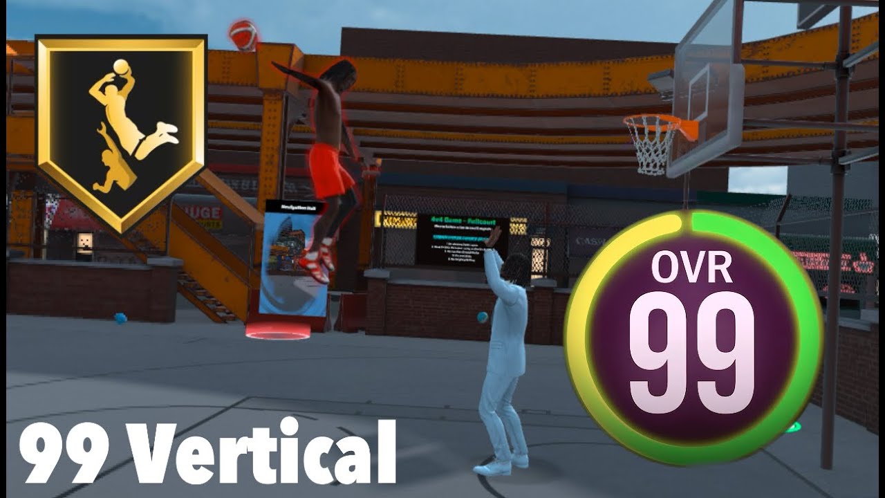 99 VERTICAL IN GYMCLASS VR BASKETBALL!!! - YouTube
