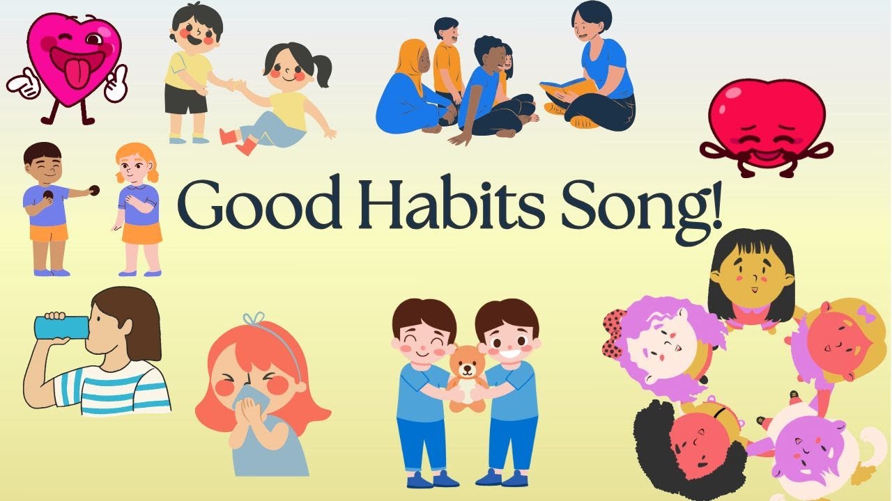 "Good Habits Song: Learn Everyday Routines with Fun!" #kidslearning # ...