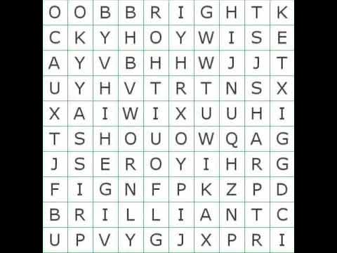 How many words can you find? | Puzzle | Word search - YouTube