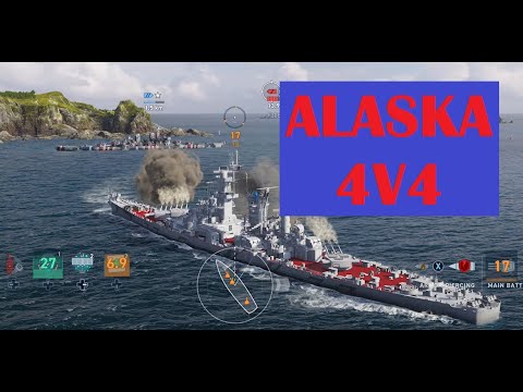 Alaska 4v4 - World of Warships Legends - YouTube