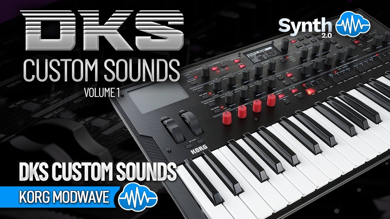 KORG MODWAVE ♫ 16 Custom Sounds DKS CUSTOM SOUNDS Vol.1 - YouTube