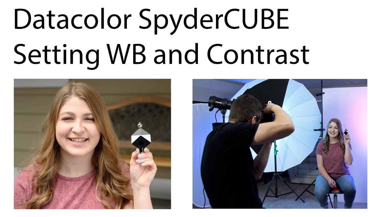 How to use the Datacolor SpyderCUBE to Set White Balance and Contrast ...