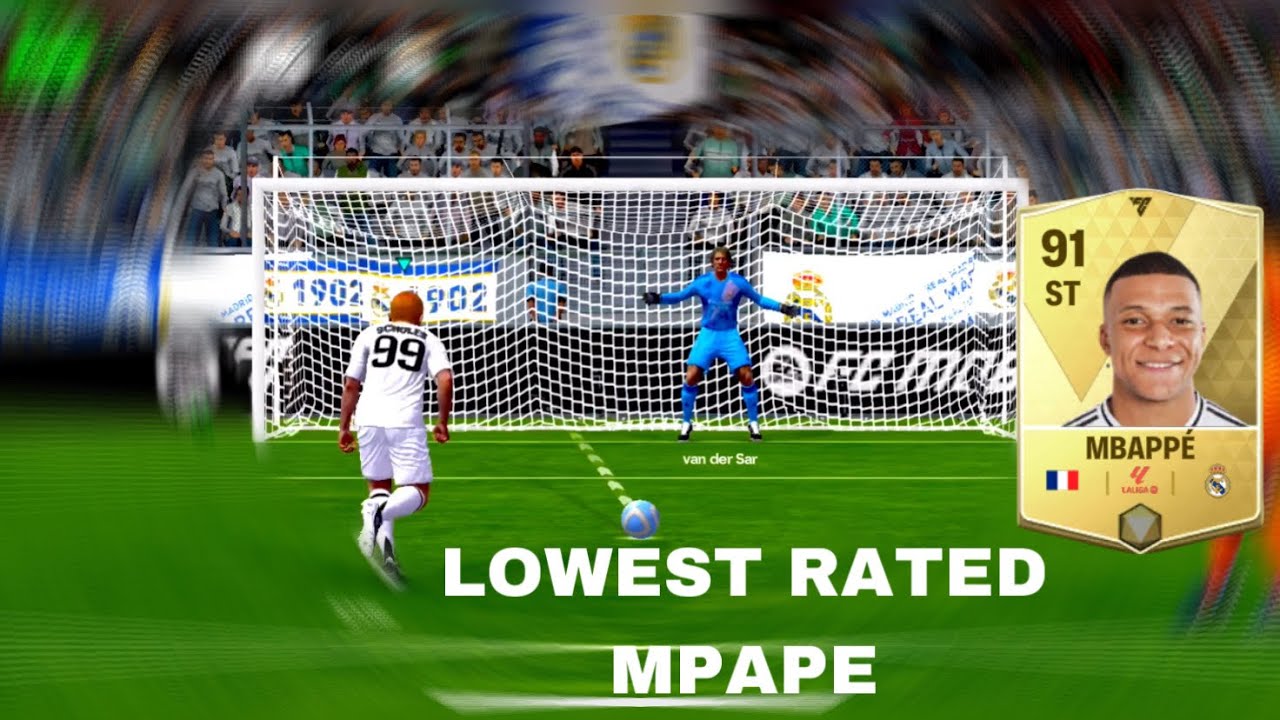 FC MOBILE LOWEST RATED MBAPPE GAMEPLAY || KYLIAN MBAPPE CARD IN EA FC ...