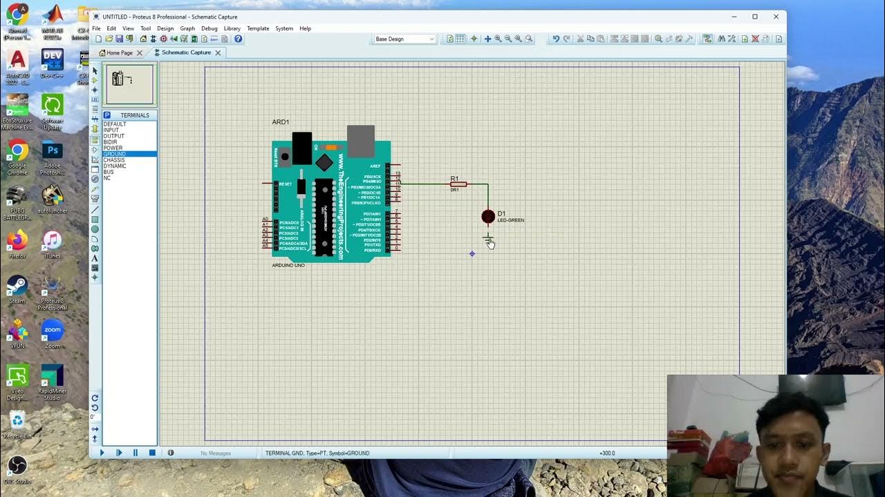 SIMULASI ARDUINO DENGAN MENGGUNAKAN PROTEUS - YouTube