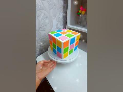 торт кубик рубик! - YouTube