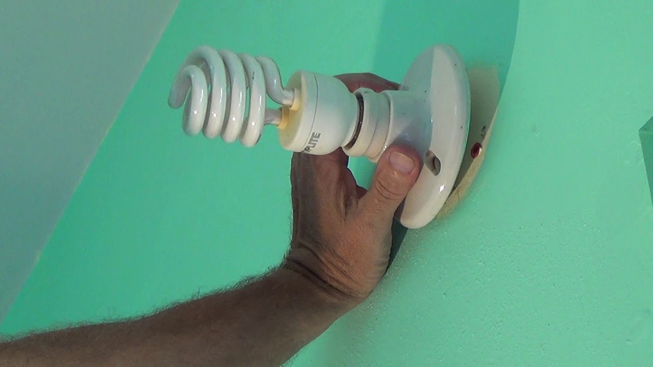How to Secure Loose Light Fixture - YouTube