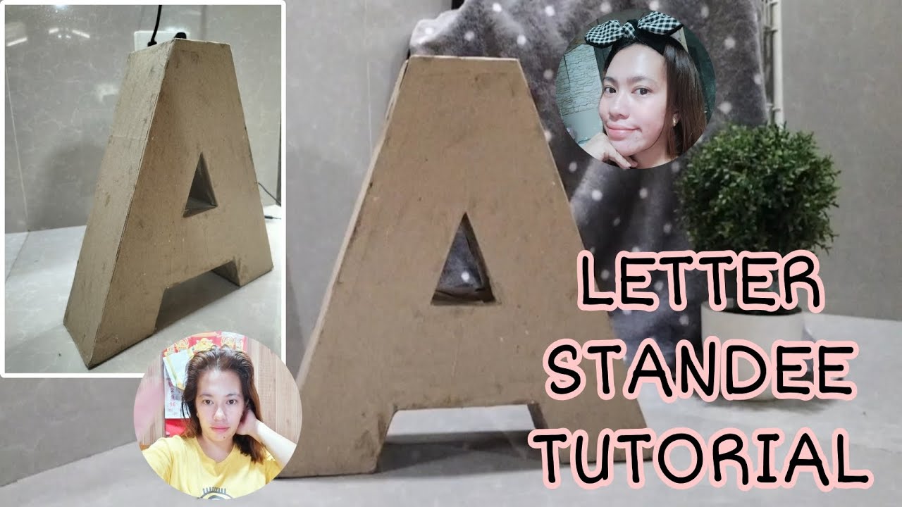 DIY LETTER STANDEE TUTORIAL - YouTube