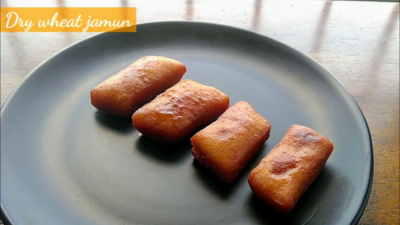 Dry wheat jamun | Kerala traditional sweet | Atta Gulab Jamun | Diwali ...