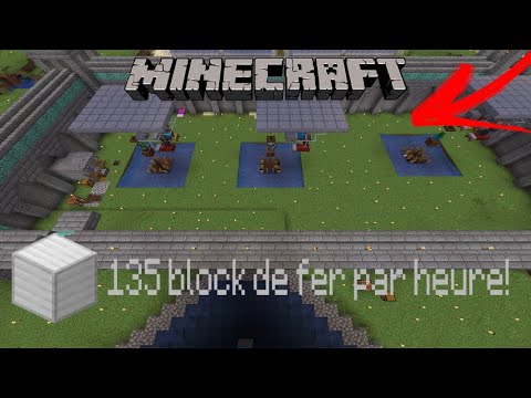 minecraft timelapse ferme a fer!#3 - YouTube