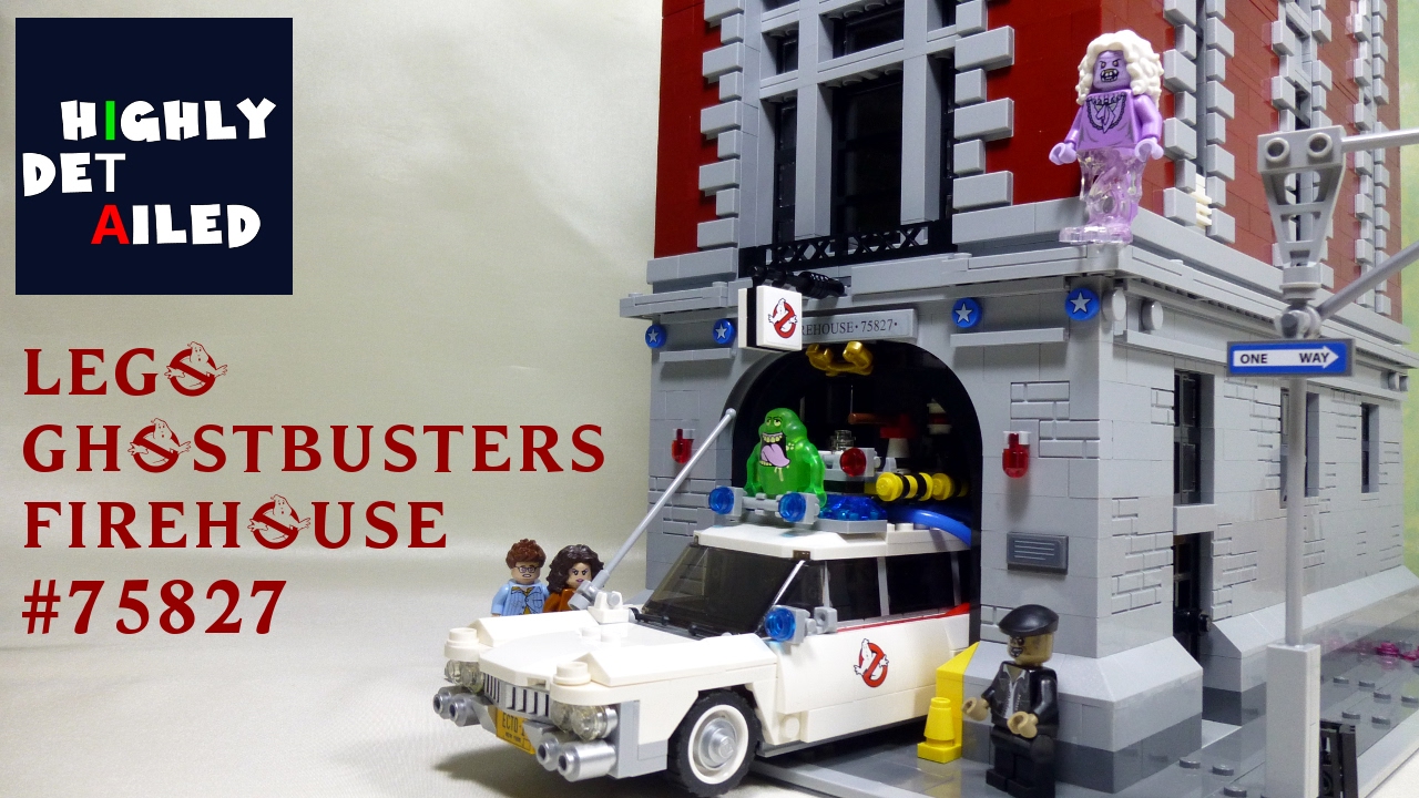 LEGO GHOSTBUSTERS CASERMA FIREHOUSE SET 75827 RECENSIONE REVIEW (ITA ...